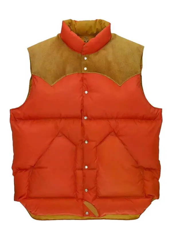 FORTELA X Rocky Mountain Down Vest - Orange
