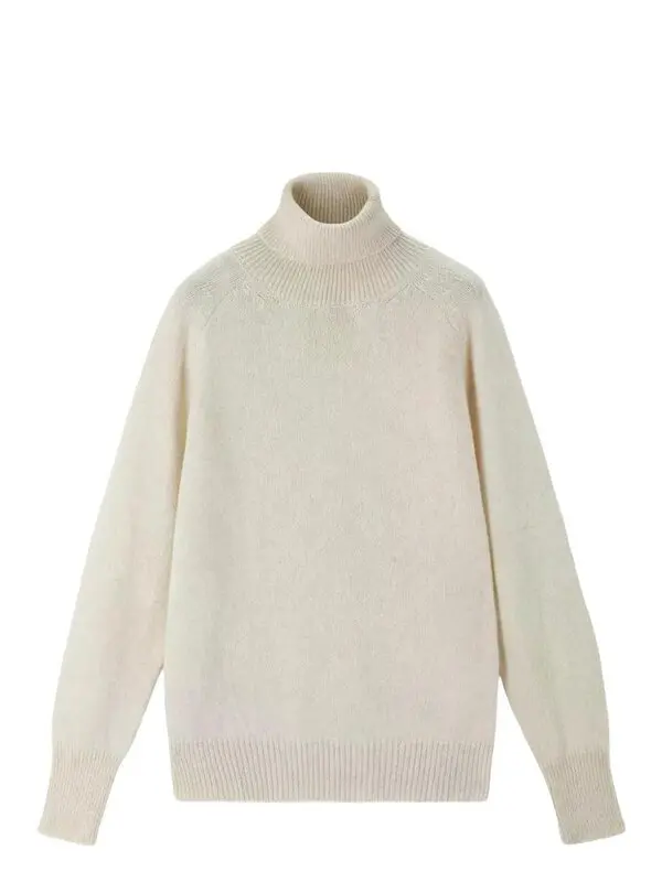 FORTELA High-neck Alpaca Sweater - Neutrals