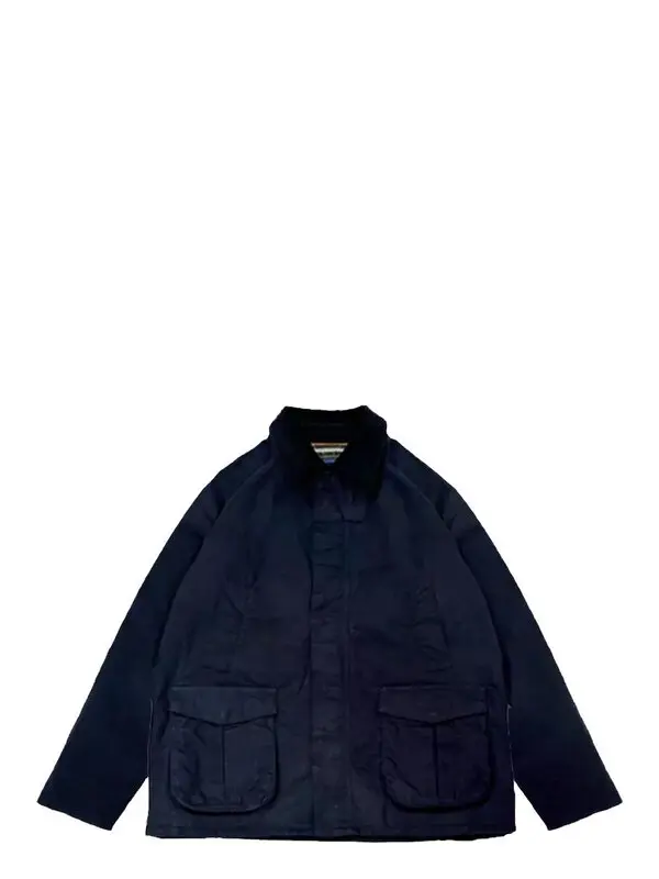 FORTELA Bristol Corduroy-collar Jacket - Blue
