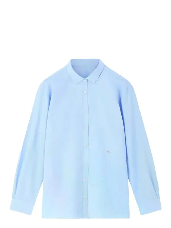 FORTELA Catherine Oxford Cotton Shirt - Blue