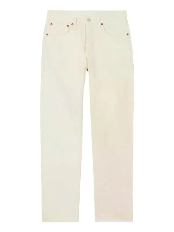 FORTELA Five-pocket Straight Jeans - Neutrals