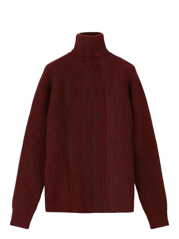 FORTELA Oslo Roll-neck Sweater - Red