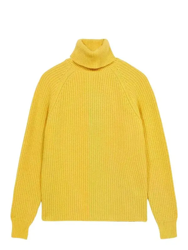 FORTELA Oslo High-neck Sweater - Yellow