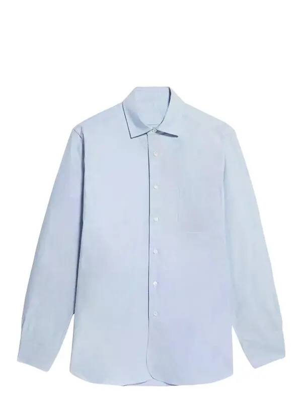 FORTELA Soho Chest-pocket Shirt - Blue