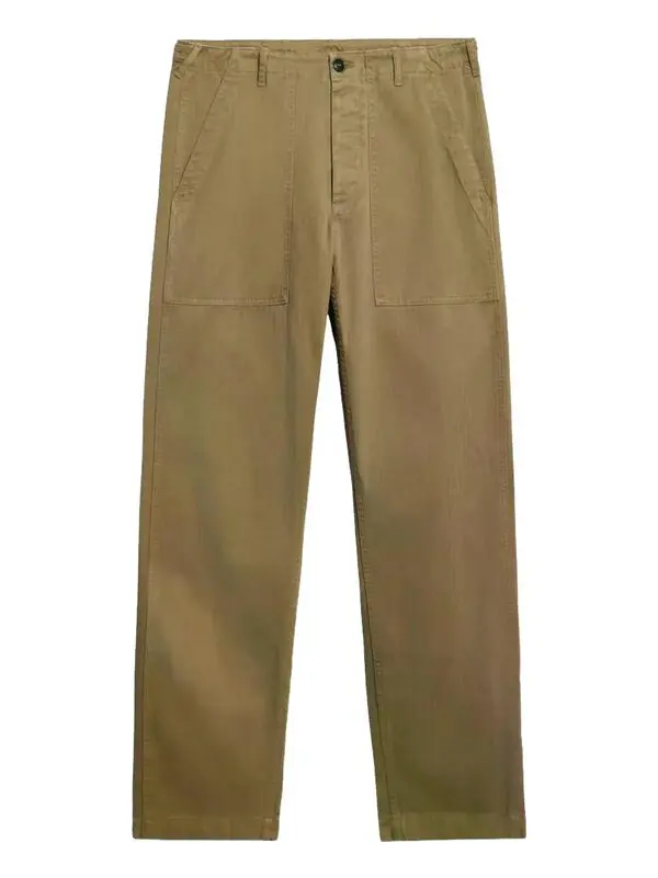FORTELA Patch-pocket Trousers - Green