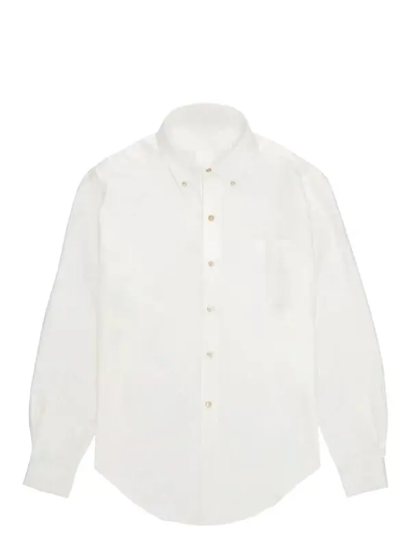 FORTELA King Patch-pocket Oxford Shirt - White