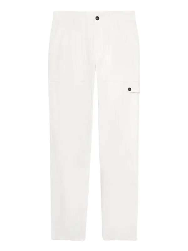 FORTELA Buttoned Pocket Trousers - White