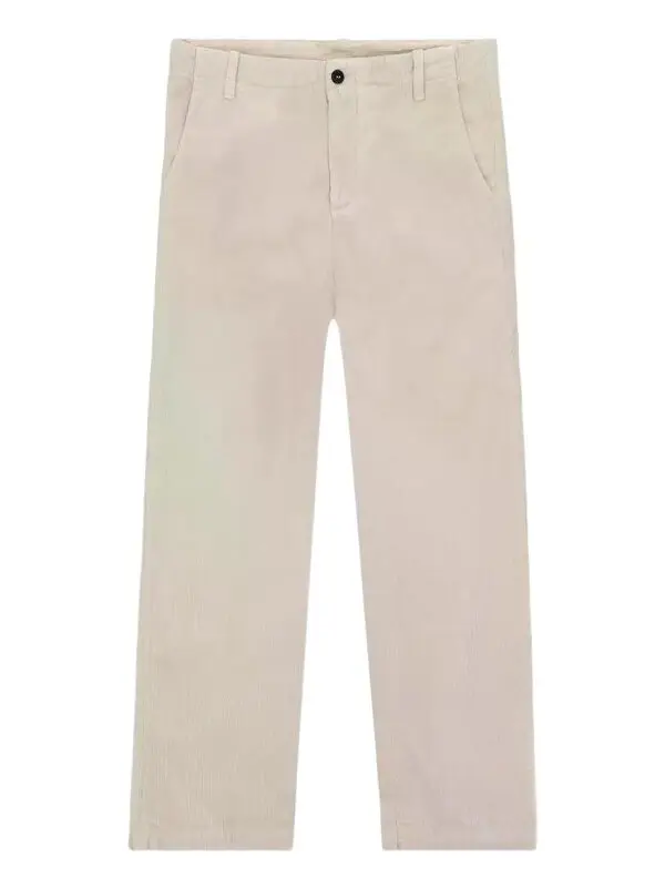 FORTELA Corduroy Straight-leg Trousers - Neutrals