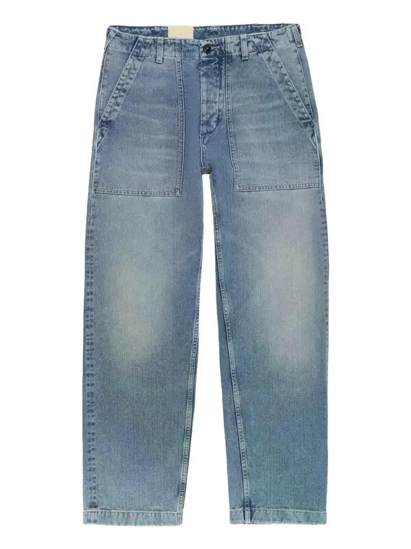 FORTELA Patch-pocket Jeans - Blue