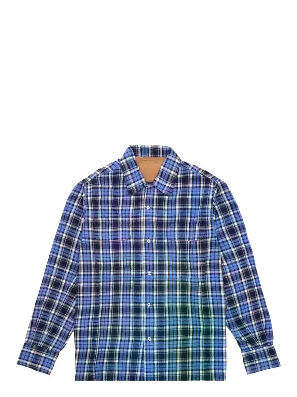 FORTELA Bowling Check Shirt - Blue