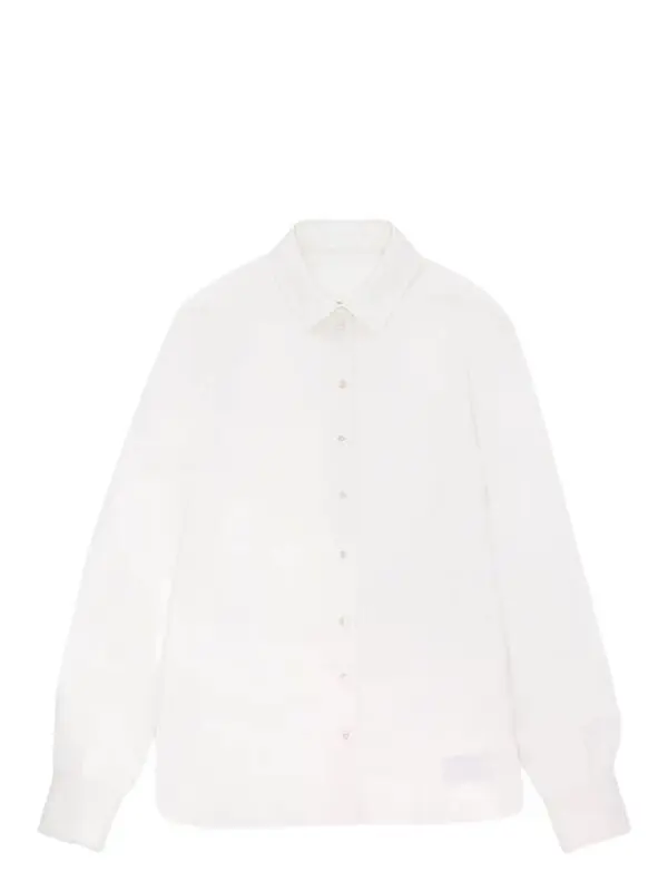FORTELA Ginette Buttoned Silk Shirt - White