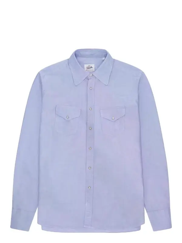 FORTELA Flap-pocket Shirt - Blue