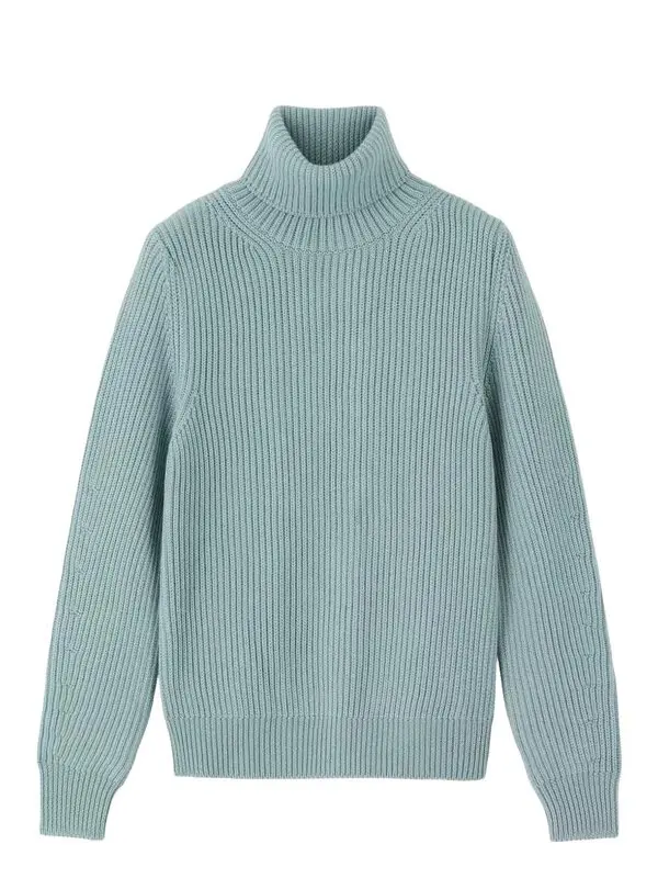 FORTELA Leona Turtleneck Sweater - Blue
