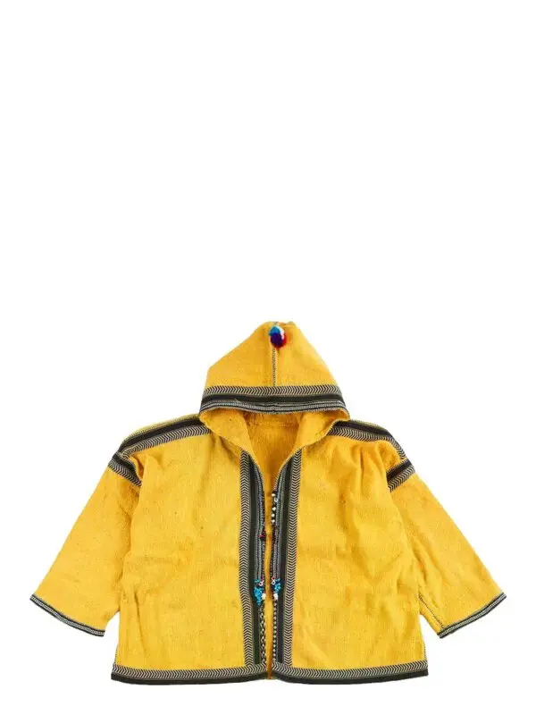 FORTELA Karen Hooded Oversized Jacket - Yellow