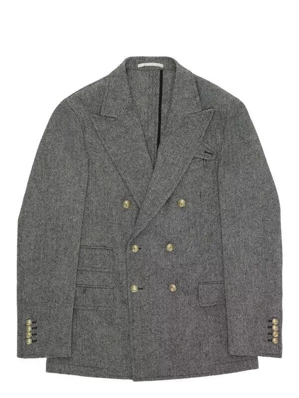 FORTELA Travel Wool Blazer - Grey