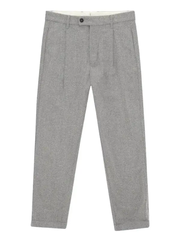 FORTELA Pleated Trousers - Grey