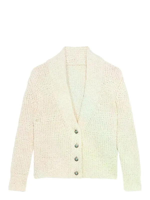 FORTELA Lola Cotton Cardigan - Neutrals