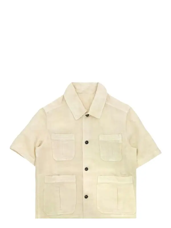 FORTELA Bohem Patch-pockets Shirt - Neutrals