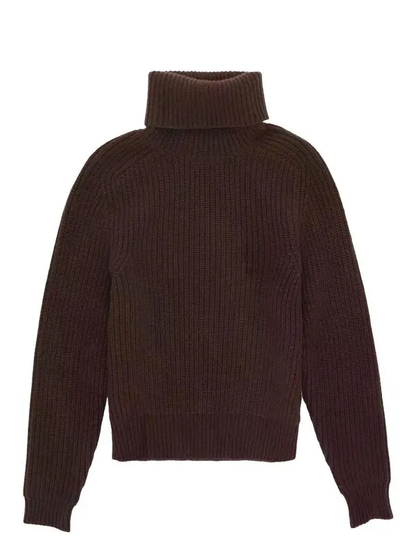FORTELA Laura Turtleneck Sweater - Brown