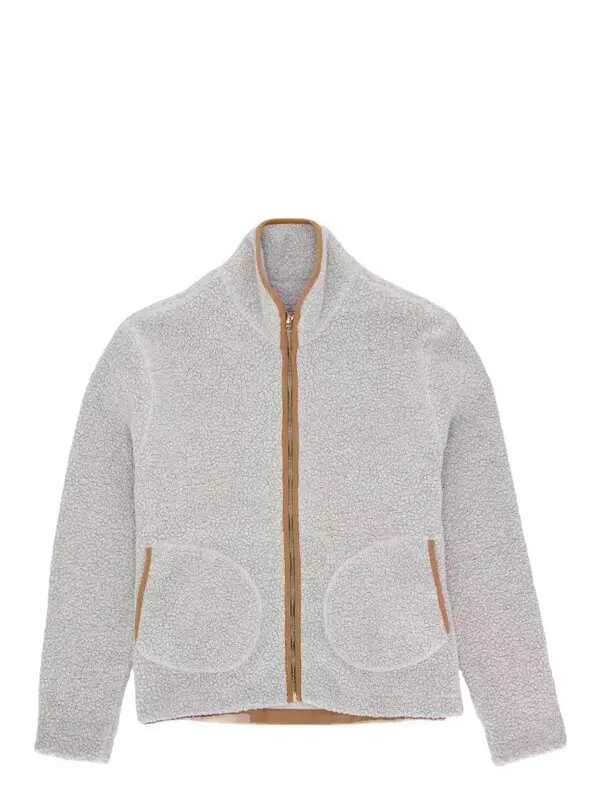 FORTELA Teddy Zip Jacket - Grey