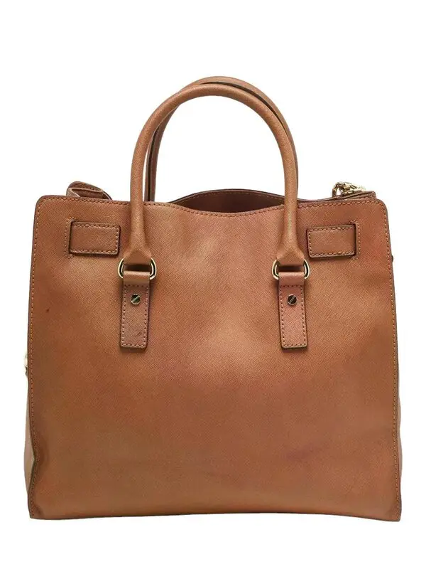 Michael Kors Hamilton Leather Tote Bag - Brown
