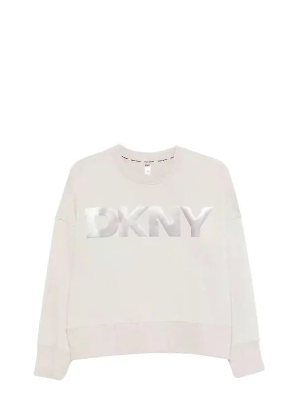 Dkny Logo-detail Sweatshirt - Neutrals
