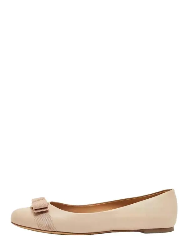 FERRAGAMO Vara Bow Ballet Flats - Neutrals