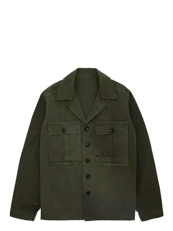 FORTELA Solomont Cotton Overshirt - Green