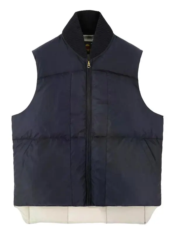 FORTELA Quilted Ribbed Vest - Blue