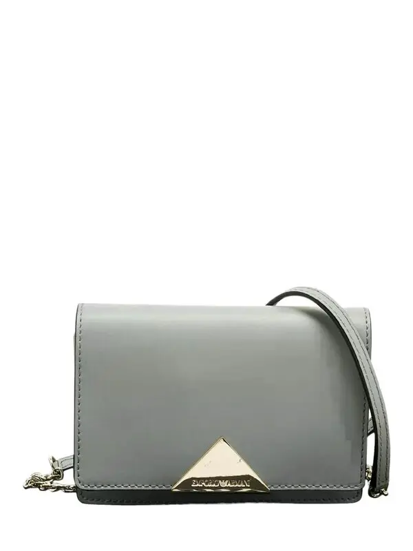 Emporio Armani Astrid Leather Cross Body Bag - Grey