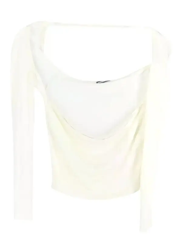 Jacquemus Lucciu Woven T-shirt - White