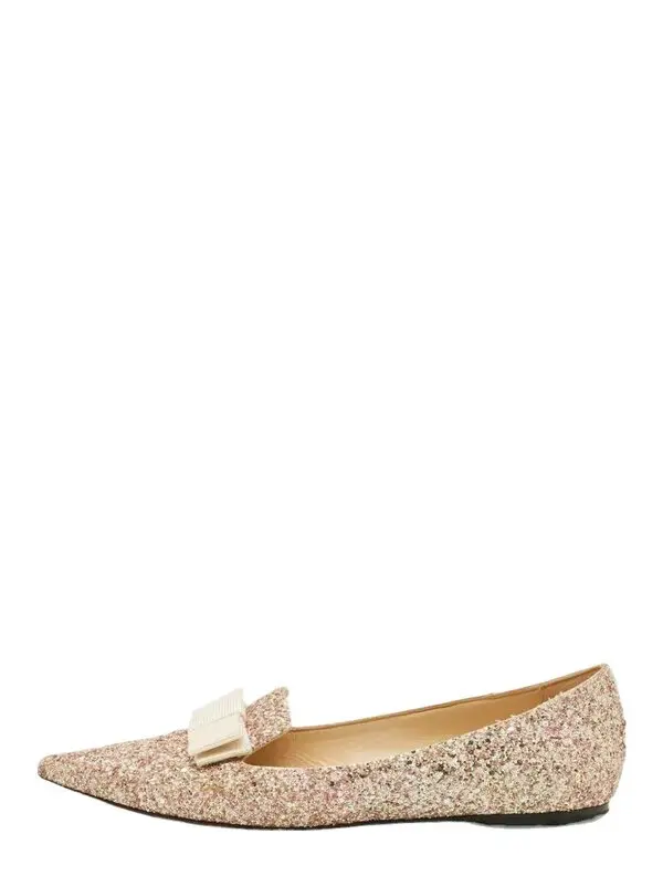 JIMMY CHOO Gala Bow Ballet Flats - Pink