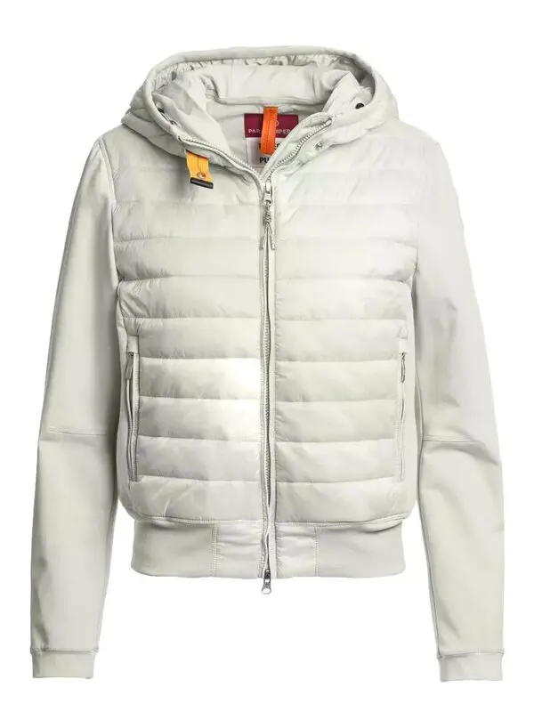 PARAJUMPERS Caelie Hooded Quilted Jacket - White