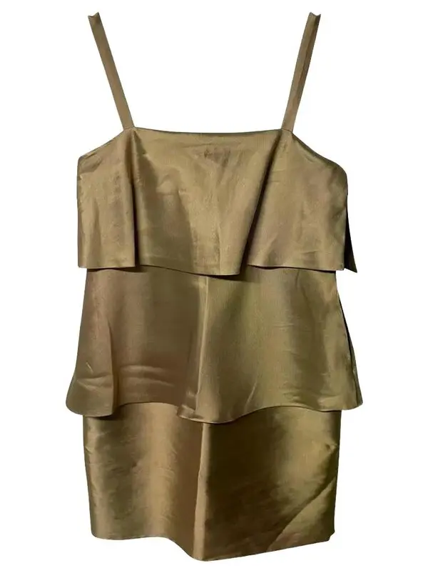 Moschino Layered Silk Dress - Neutrals