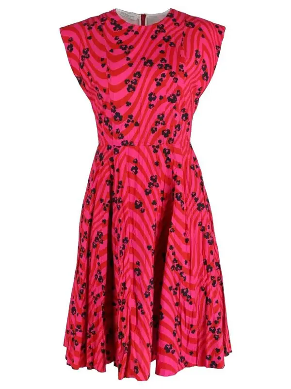 Philosophy Di Lorenzo Serafini Printed Sleeveless Dress - Pink