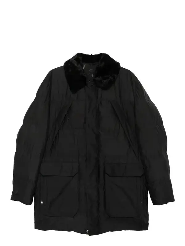 Corneliani Fur Collar Pocket Jacket - Black