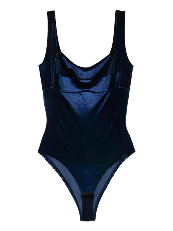 ATU BODY COUTURE Scoop-neck Bodysuit - Blue
