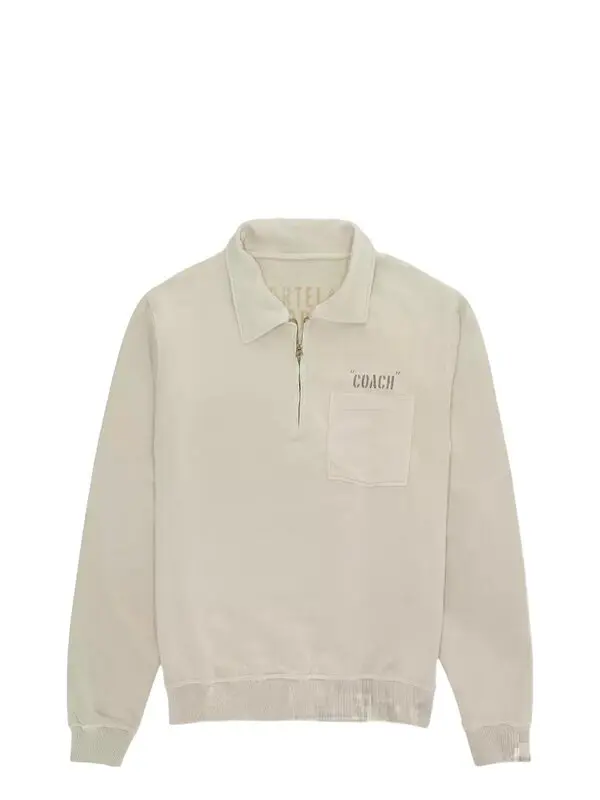 FORTELA Yalepcoach Zip Pocket Sweatshirt - Neutrals