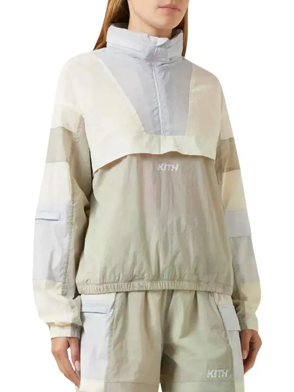 Kith Panelled Half-zip Jacket - Neutrals