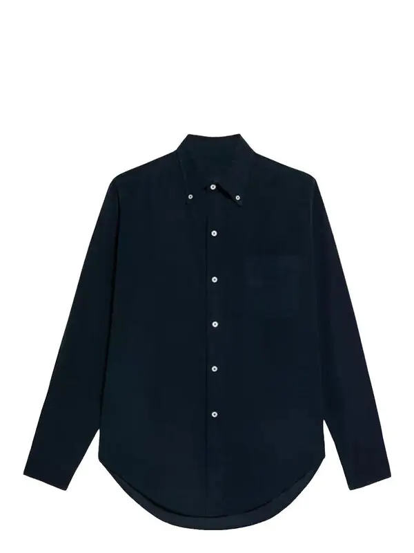 FORTELA Corduroy Button-down Shirt - Blue
