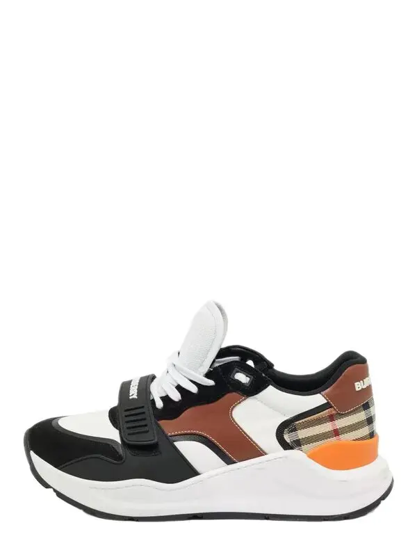 Burberry Ramsey Panelled Sneakers - White