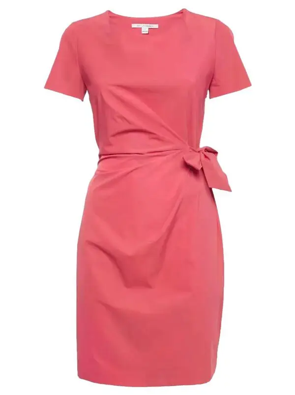 Diane Von Furstenberg Zoe Tie Midi Dress - Pink