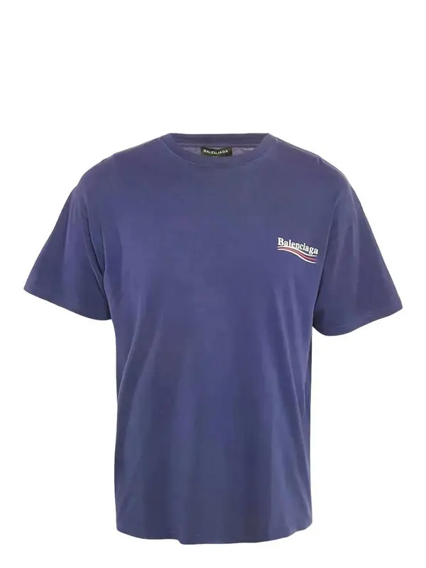 Balenciaga Logo T-shirt - Blue