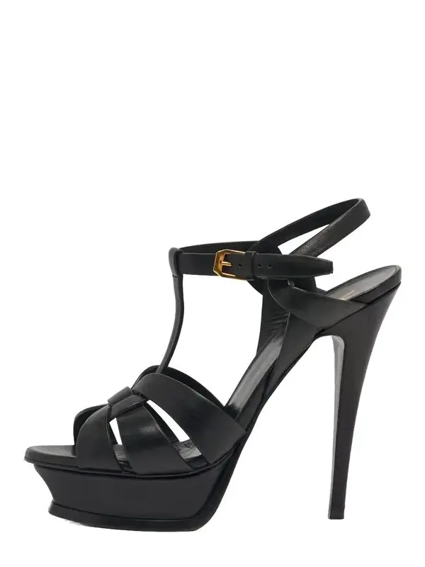 Saint Laurent Platform Sandals - Black