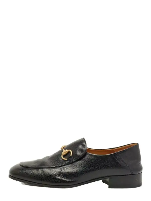 Gucci Horsebit Leather Loafers - Black