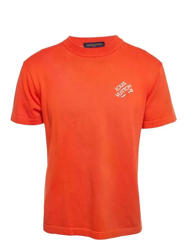 LOUIS VUITTON Embroidered Logo T-shirt - Orange