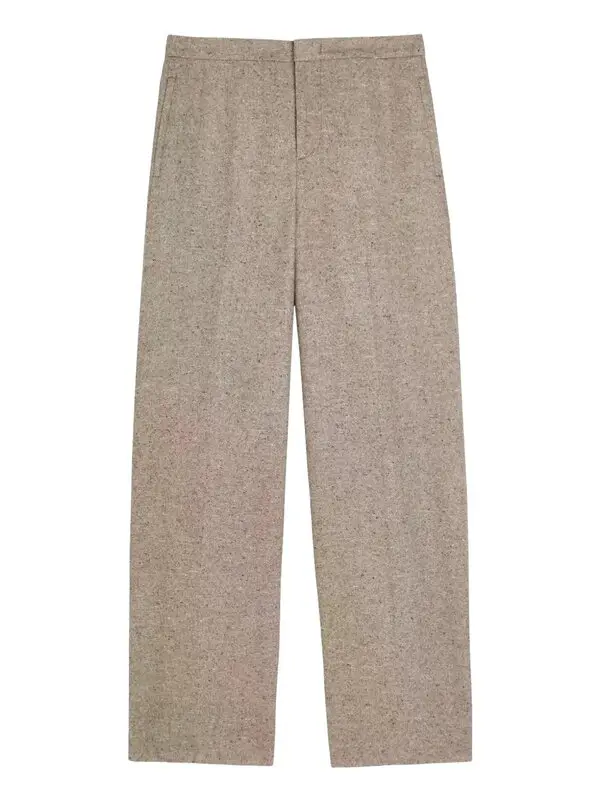 Vince Straight Leg Trousers - Neutrals