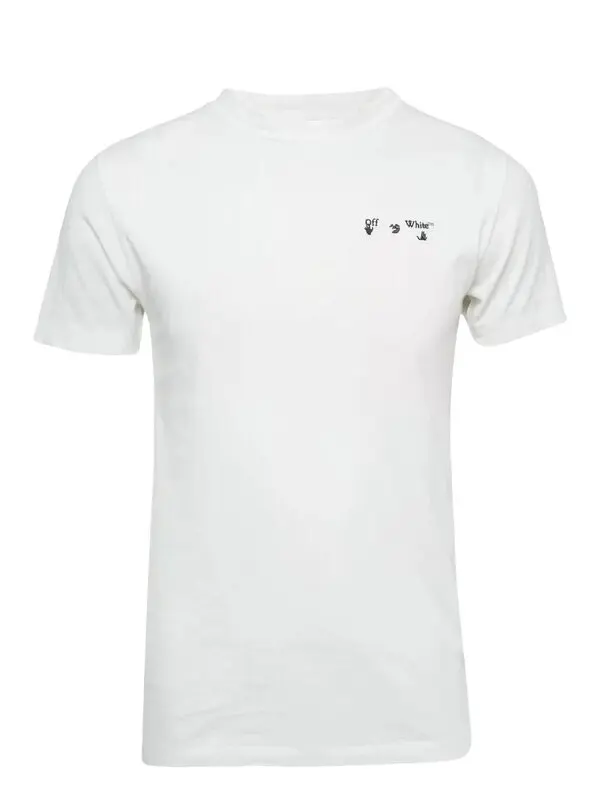 Off-White Embroidered Logo T-shirt - White