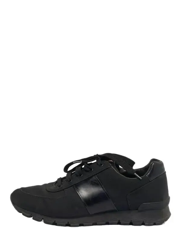 Prada Racer Lace-up Sneakers - Black