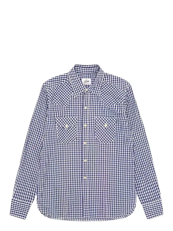 FORTELA Texana Chest-pocket Shirt - Blue